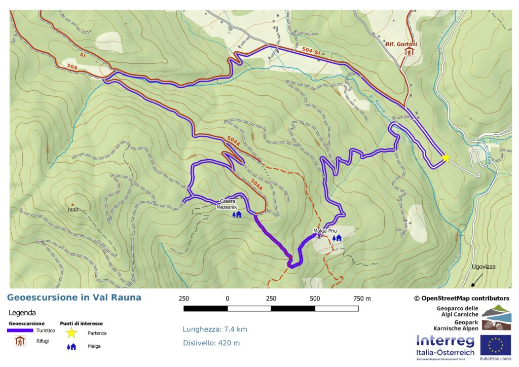 Geoescursione Le Carniche dell'Est: la Val Rauna - Geoparco Alpi Carniche