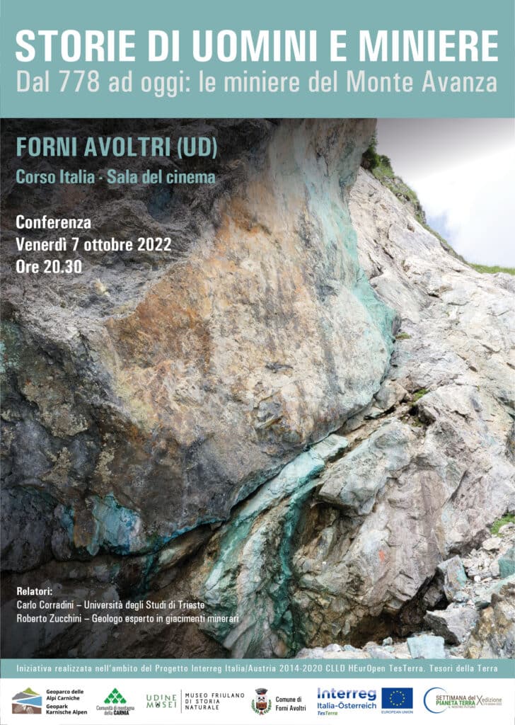 Dal 778 ad oggi: le miniere del Monte Avanza - Forni Avoltri, 8.10.2022 ...